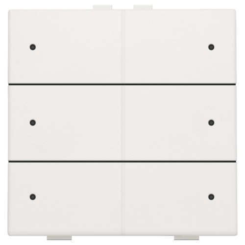 Niko 101-52206 Zesvoudige drukknop met leds en comfortsensoren voor ...
